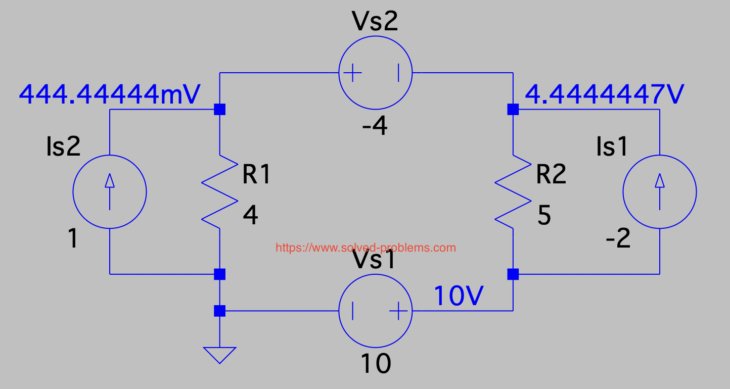 Nodal Analysis Super Node A Non Grounded Voltage Source Solved 5831
